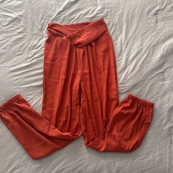 Pants & Jumpsuits | Rust Brown Tapered Pants | Poshmark